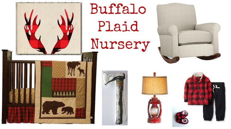 Buffalo Plaid Baby Nursery - Rustic Baby Chic